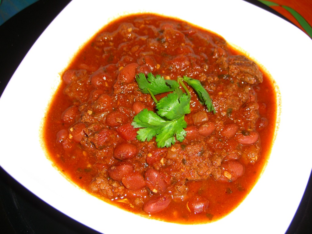 Buffalo & Beef Chili with Goats Eyes